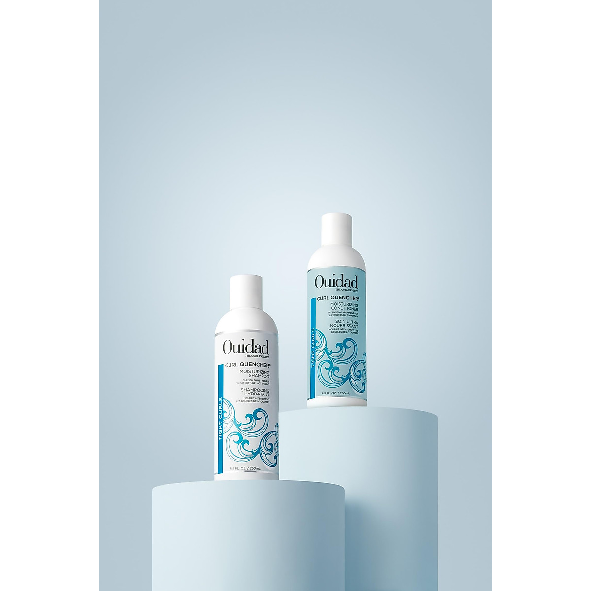 Ouidad Curl Quencher Moisturizing Shampoo - 8.5 fl oz, Curl Defining Hair Shampoo for Nourished & Hydrated Curls, Vegan, Color Safe Shampoo with Chamomile & Vitamin A & E, For Tight Curls