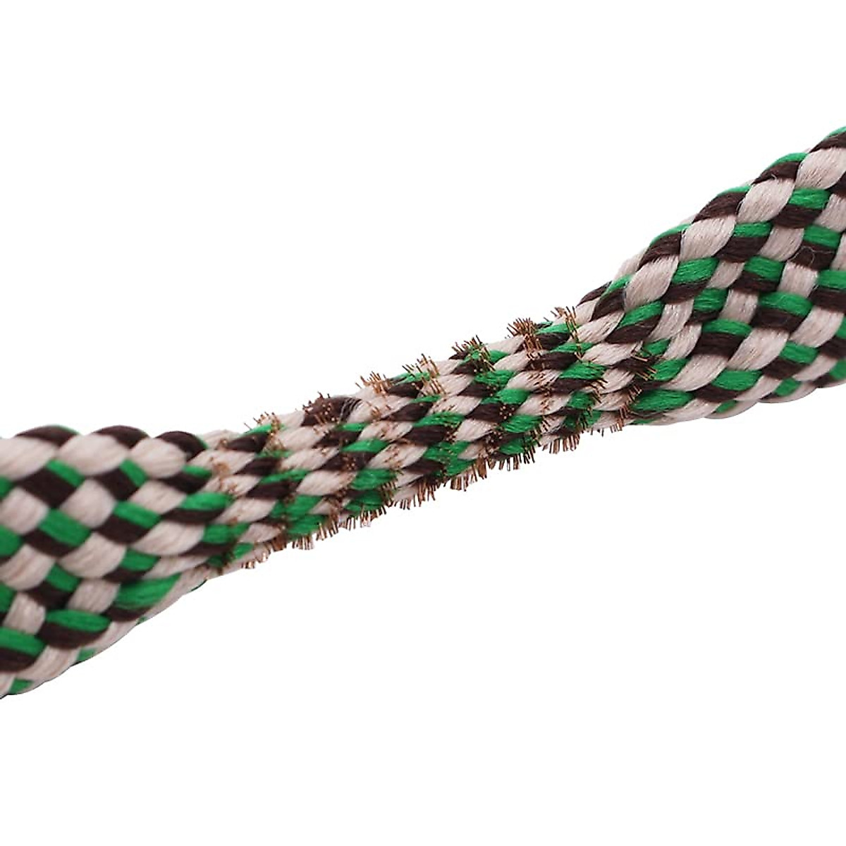 Calicob 2PCS Cleaning Snake for 7.62 .308 .300 30-30 30-06 .30 Rifle Barrel Snake Bore Rope Brush for Rifle Pistol, Easy to Use Reusable Cleaning Snakes One Pull