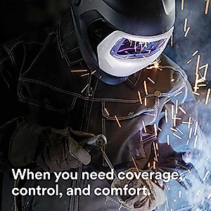 3M Speedglas Welding Helmet 9100 06-0100-20SW, with ADF 9100X, Black Large Lens