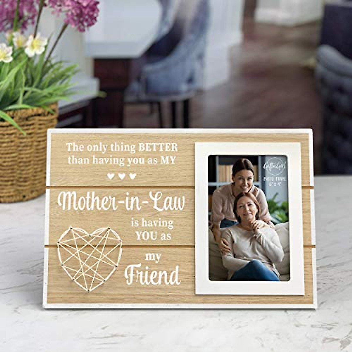 GIFTAGIRL Mother in Law Mothers Day or Birthday Gifts - Lovely Mother in Law Gifts with a Beautiful Message and Meaning, A Very Unique Gift Idea for Any Occasion, and Arrive Beautifully Gift Boxed