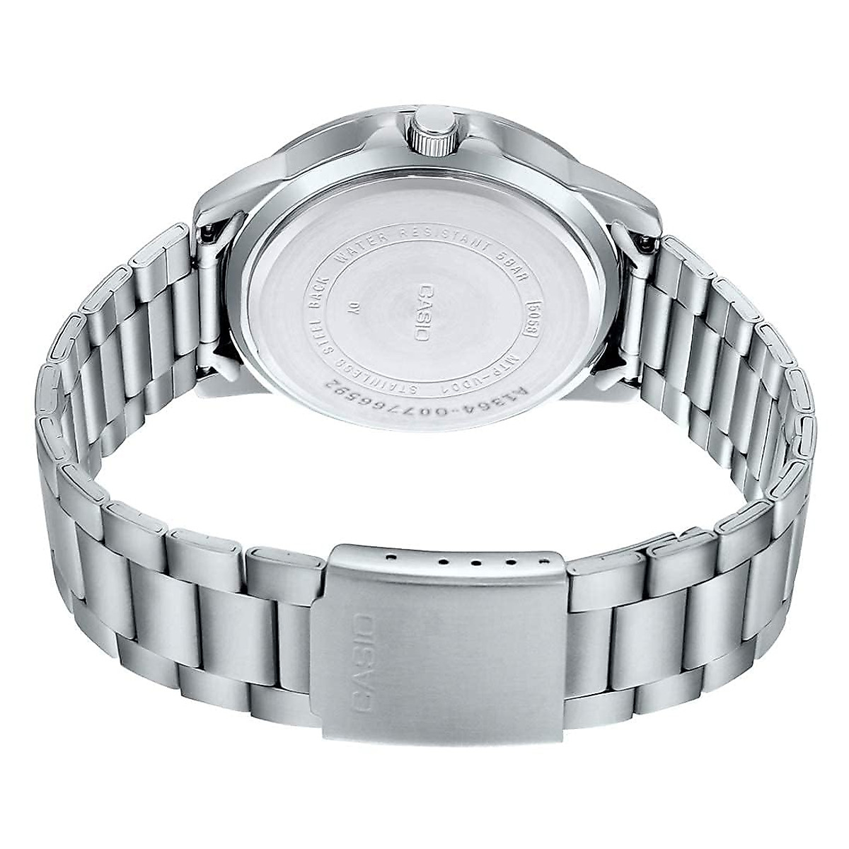 Casio MTP-VD01D-2EV Men's Enticer Stainless Steel Blue Dial Casual Analog Sporty Watch