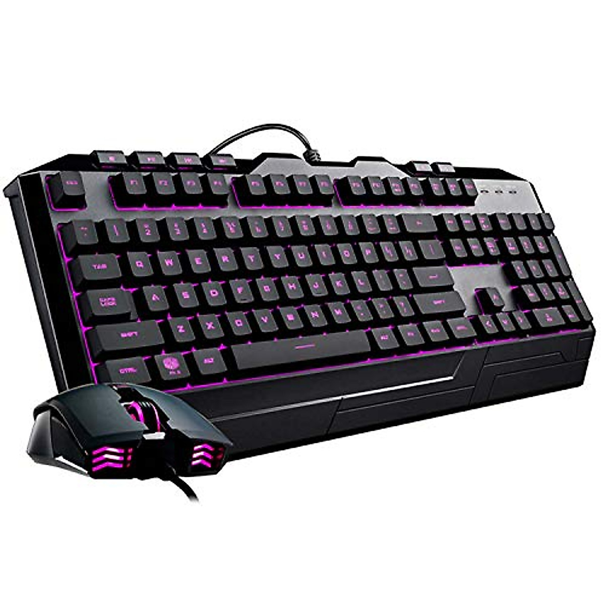 Cooler Master Devastator 3 Gaming Keyboard & Mouse Combo, 7 Color Mode LED Backlit, Media Keys, 4 DPI Settings, Model:SGB-3000-KKMF1-US
