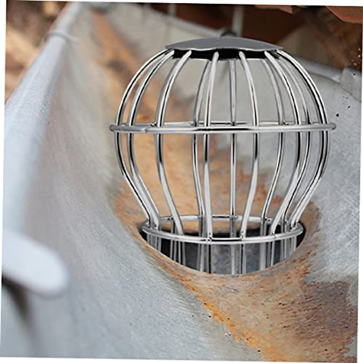 OSALADI Gutter Cleaner 4 Pcs Floor Drain Cover Sink Filter Escurreplatos para Fregadero Net Cover Gutter Cleaning Tools Roof Strainers Cover Stainless Roof Filter Caps Dome