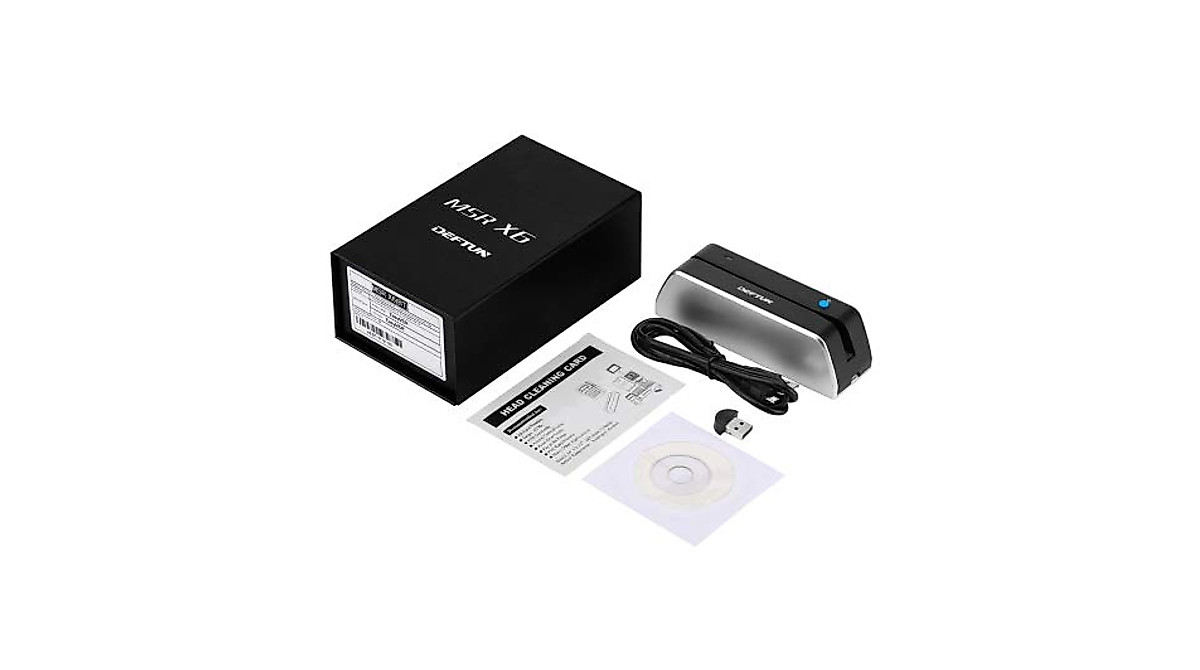 Bluetooth MSRX6 Credit Card Reader - Compact & Wireless Encoder