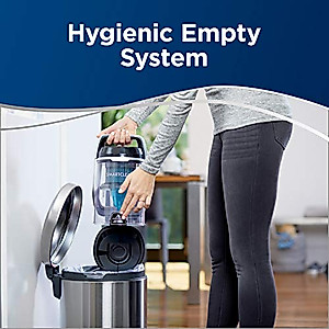 Bissell SmartClean Canister Vacuum Cleaner, 2268, Black with Pearl White/Electric Blue Accents