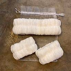 ZaneGear 3 Piece - Original USA Spa Headband and Wrist Washband Face Wash Set - Reusable - Prevent Liquids from Spilling Down Your Arms -Birthday/Bridal Party/Skincare/Any Occasion Gift