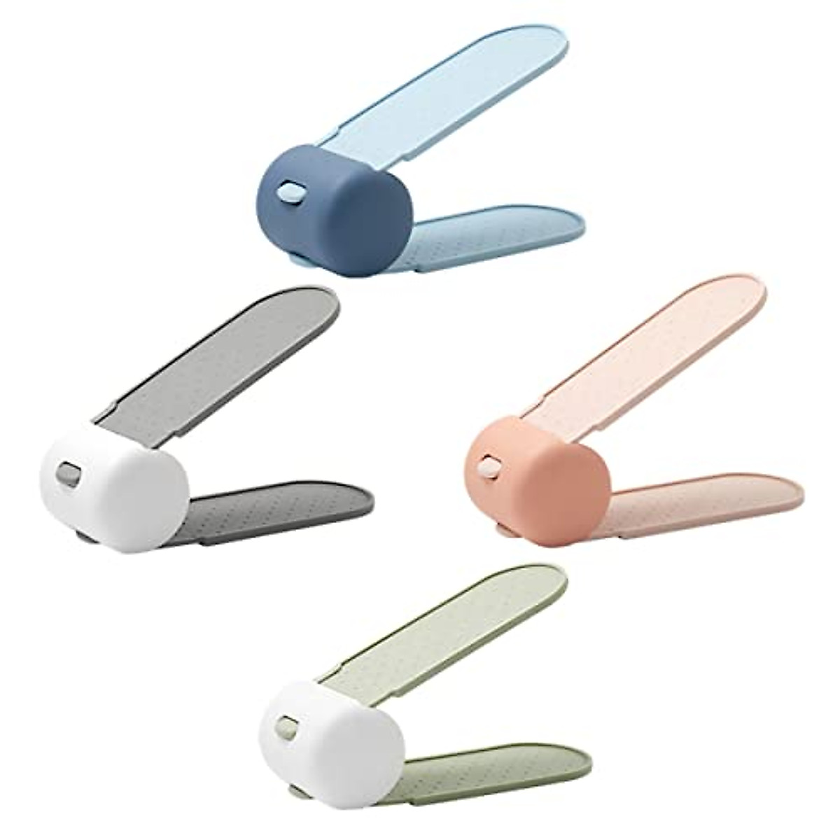 HONMEET 4pcs Shoe Rack Shoe Organizer Rack Stackable Shoe Storage Shoe Slots for Shelf Shoe Stacker Slots Stackable Shoe Slots Pp Shoes Slots Rack Shoes Stand Shoes Organize Double Layer