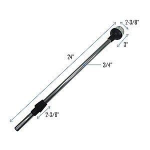 Pactrade Marine Boat LED All Round Anchor Plugin Light Pole 24" Collar USCG 93LM