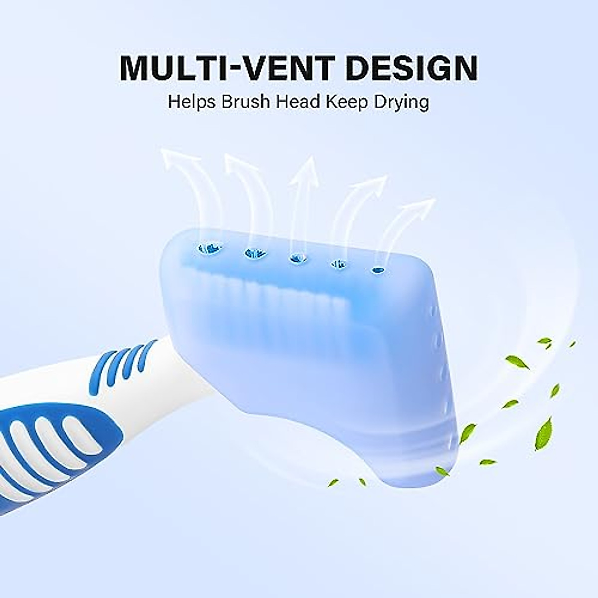 Anbbas Silicone Denture Brush Cover Fit Most Denture Toothbrushes(Pack of 2)