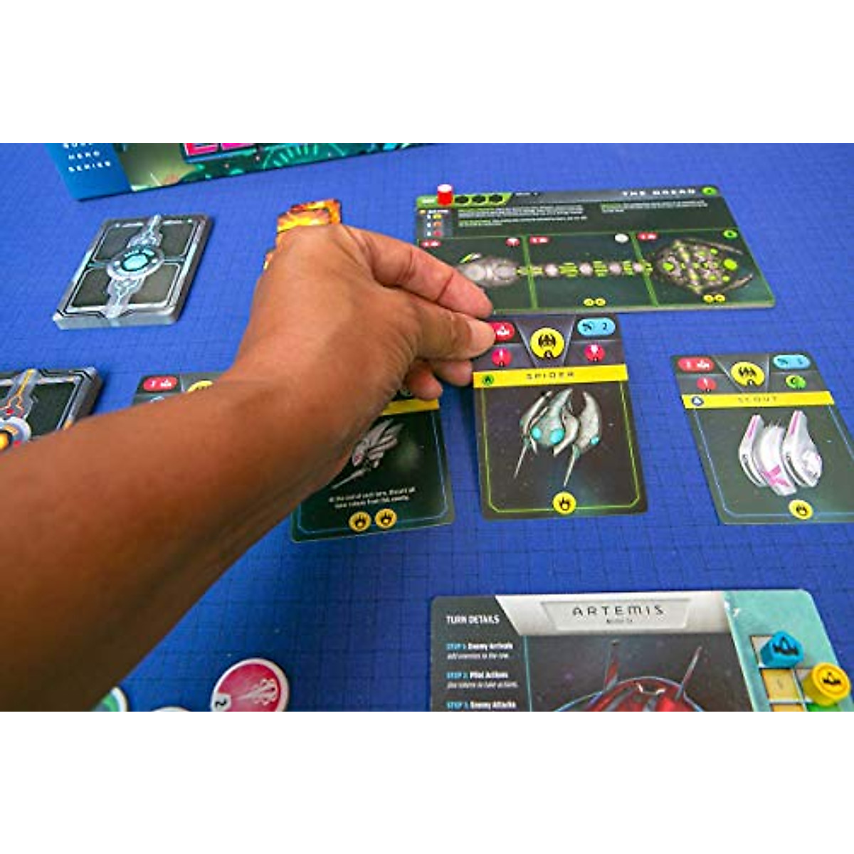 Renegade Game Studios Warp's Edge | A Solo bag-building Game of Epic Space Combat for Ages 10+