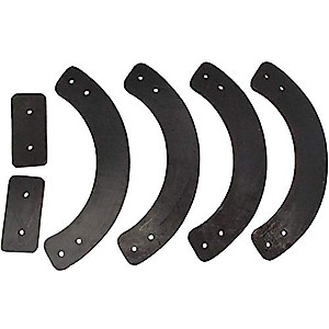 Huarntwo 753-04472,735-04032, 735-04033 Replacement Rubber Paddle Set for MTD Snowblower
