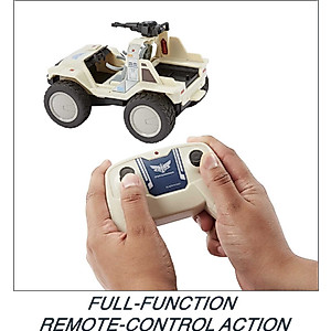 Hot Wheels Mattel Disney and Pixar RC, Remote-Control Lightyear Space Commander UTV for Collectors & Kids