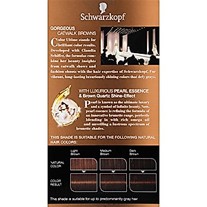 Schwarzkopf Color Ultime Hair Color Cream, 4.6 Macadamia Brown (Packaging May Vary)