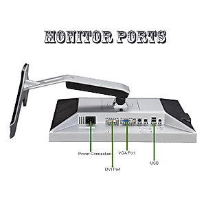 Dell P2210F Computer Desktop Tower LCD 22 Inch Monitor, VGA, DVI Ports, 5ms Response time, 1680 x 1050 Resolution, 170° /160° Viewing Angle (Renewed)