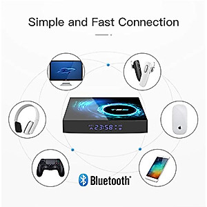 Android 10.0 TV Box, T95 Android Box 4GB RAM 32GB ROM Allwinner H616 Quad-core Smart Android TV Box 64bit, Support 2.4G/5.0G Dual WiFi 6K Utral HD / 3D / H.265 with Bluetooth 5.0