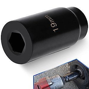 For Honda 19mm Crank Bolt Socket 77080 Harmonic Balancer Socket Tool, 3 Times Momentum Power of Standard Impact Socket