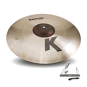 Zildjian K0935 20" K Cluster Paper Thin Weight Crash Cymbal - Traditional Finish With ZKEY