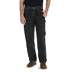 Lee Men's Loose-Fit Straight Leg Carpenter Jean, Quartz Stone, 34W x 32L