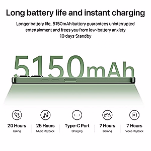 UMIDIGI Unlocked Smartphones G3, Android 13 Unlocked Smartphone, Dual Sim 4G LTE Mobile Phone, 7G(4G+3G)+64GB(1TBG Expandable), 6.52" HD+ Night Mode，5150mAh, GSM Unlocked Cell Phone