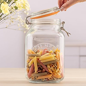 Kilner Square Swing Top Glass Jar | 2L