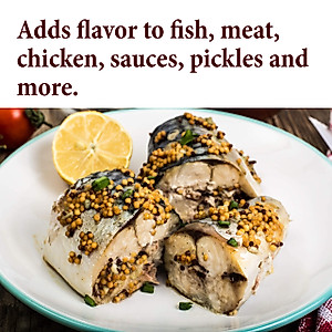 The Spice Way Yellow Mustard Seed - (6oz) whole seeds for Pickling, resealable bag