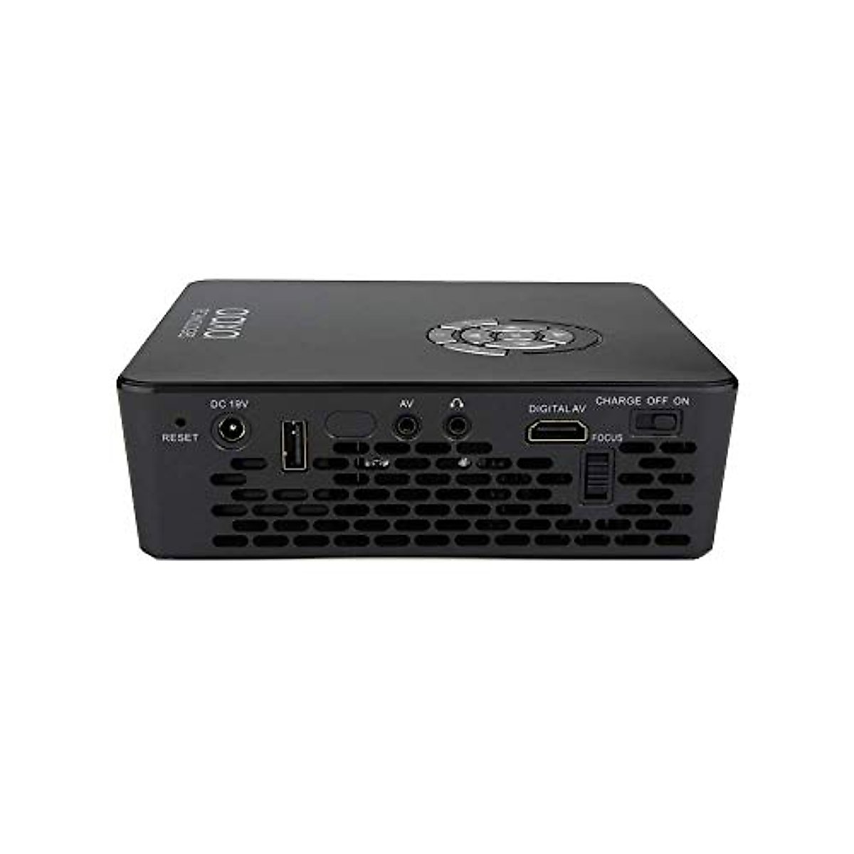 AAXA P6X 1000 Lumen Battery Projector, 4 Hour Battery, Portable Mini Projector, DLP 1080p Support, 30000 Hours LED, Powerbank, HDMI/USB/microSD Input, Worlds Brightest Battery Pico Projector (Renewed)