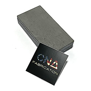 Welding Coupons - 11 Gauge Mild Steel - 2 by 4 Inch (2"X4") - Multipacks - Made in USA - Weld Practice and Training for MIG, TIG, Stick, Arc, Gas and Brazing (6 Pack)