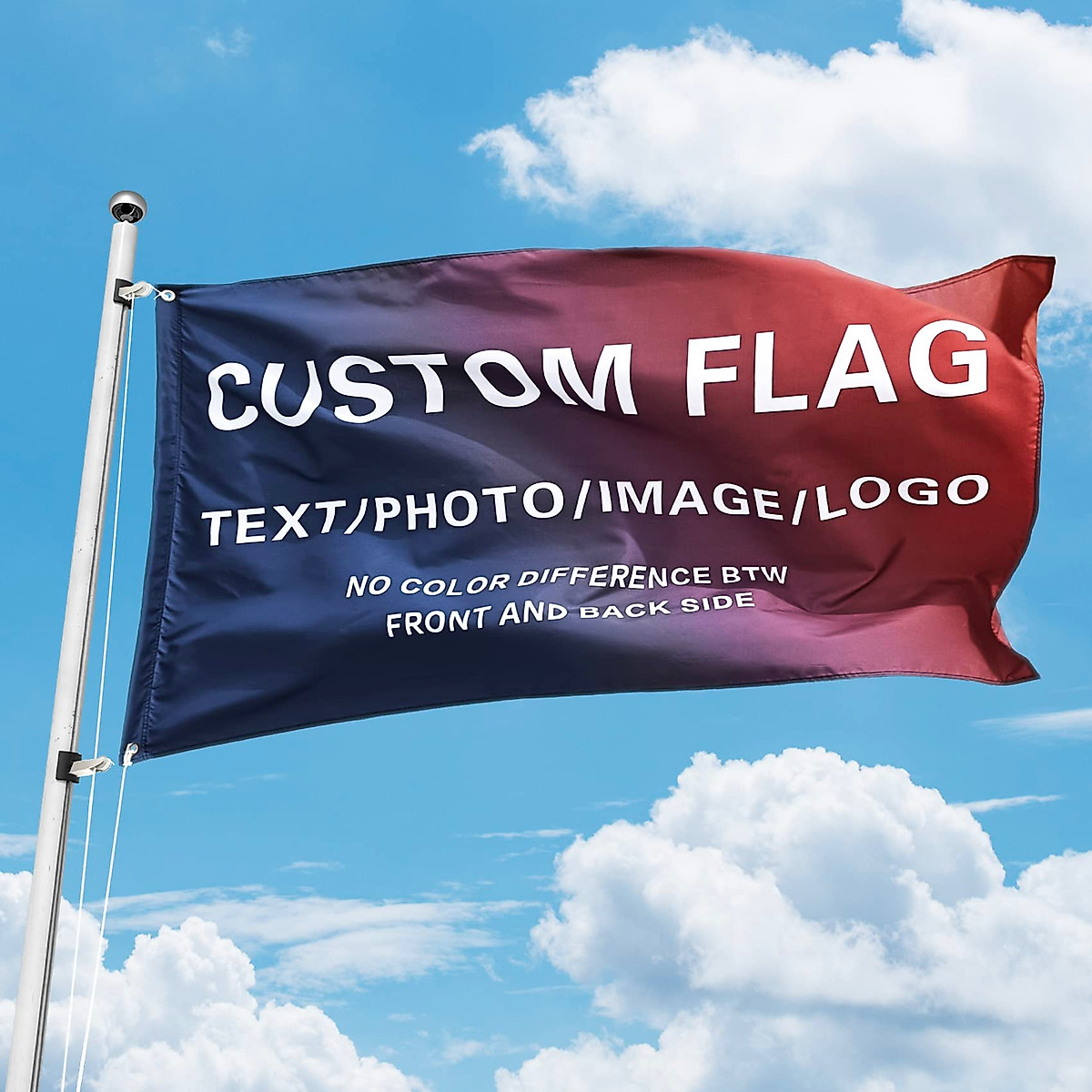 ToFlagify Custom Flag Create Make Your Own Flag Cool Personalized Customize Flag and Banners 3x5 ft College Dorm Room Guys Girls Man Cave Outdoor Indoor Wall