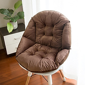 PTONUIC Armchair Seat Cushion for Office Chair Semi-Enclosed Pain Relief Cushion Soft Comfy Car Seat Massage Pad 40x48cm