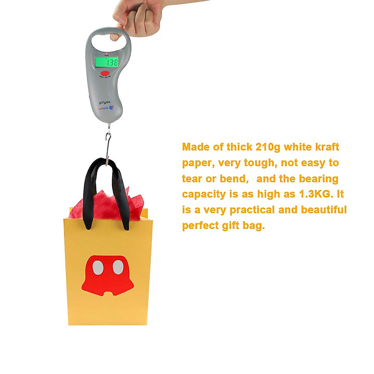 Hpscdyo 18 Pcs Party Bags, Reusable Treat Candy Snack Goodie Gift Favor Bag for Kids Birthday Party Decorations Baby Shower Theme Party Supplies