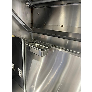 Stainless Steel Grease Cup Holder for Food Truck and Commercial Kitchen Hood Exhaust