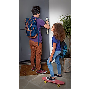 Kwikset - Kevo 99250-202 Kevo 2nd Gen Bluetooth Touch-to-Open Smart Keyless Entry Electronic Deadbolt Door Lock Featuring SmartKey Security, Satin Nickel