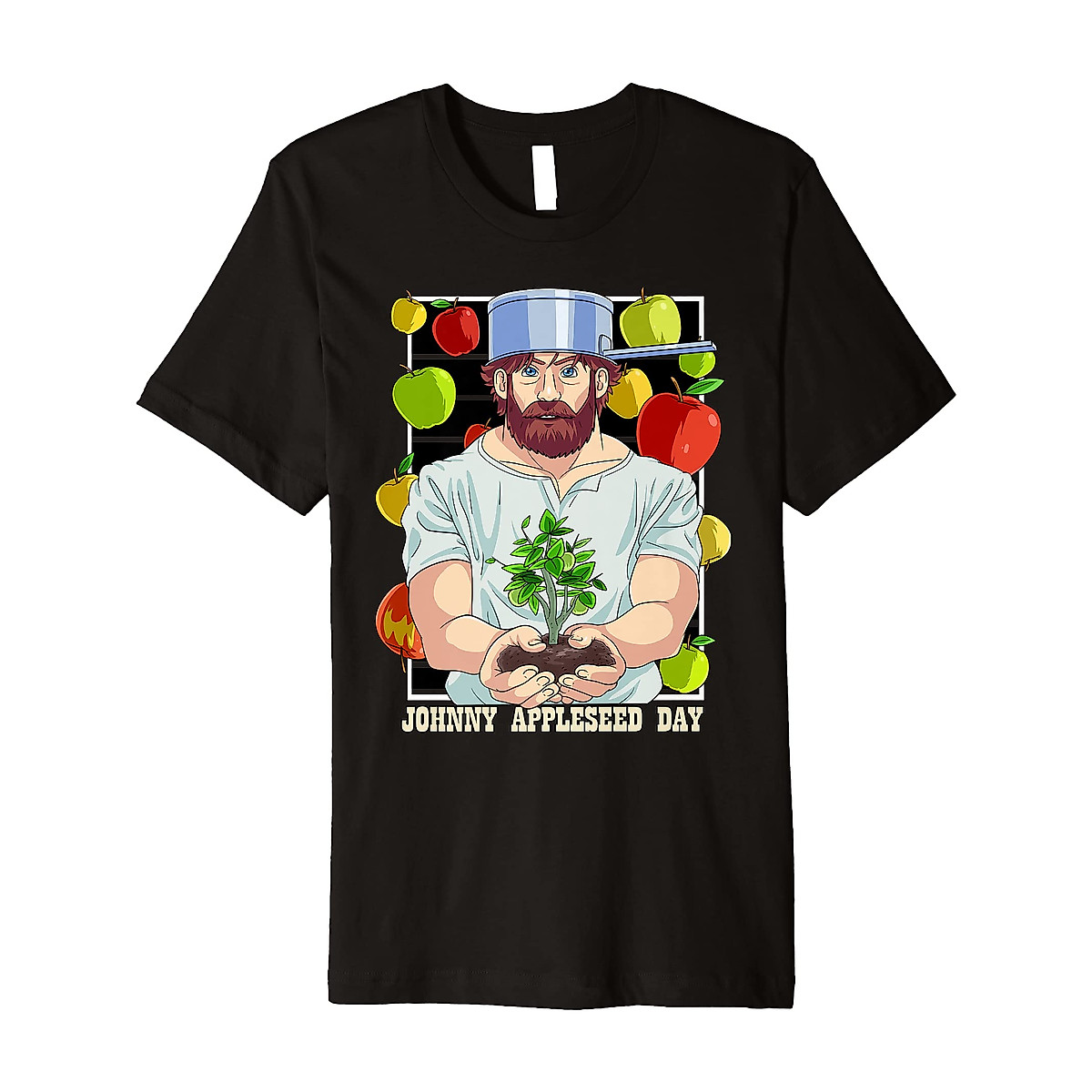 Johnny Appleseed Day Apple Tree Seed Farmer Orchard Premium T-Shirt