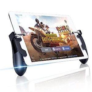 Ytuomzi Mobile Game Controller for iPad/Tablets, Sensitive Shoot Aim Gamepad Trigger for PUBG/Knives Out, Handgrip for Tablet & Smartphones