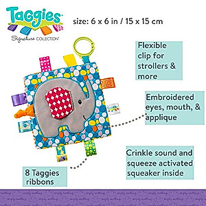 Taggies Crinkle Me Toy, Elephant
