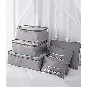 QIJING Cubes for Suitcases,Waterproof Storage Bag, Travel Storage Bag,Clothes Packing organizer,Clothing Underwear Bag