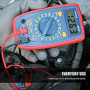 AstroAI Multimeter Tester 2000 Counts Digital Multimeter with DC AC Voltmeter and Ohm Volt Amp Meter ; Measures Voltage, Current, Resistance; Tests Live Wire, Continuity