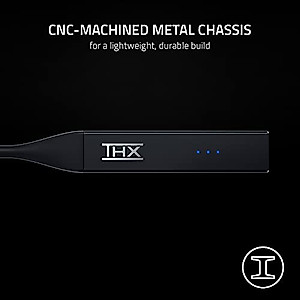 THX Onyx Portable DAC Headphone Amplifier: High Resolution Audio DAC for Smartphone/PC/Home Audio - THX AAA - MQA Renderer - Direct Stream Digital (DSD) - ES9281PRO DAC - Magnetic Cable Management