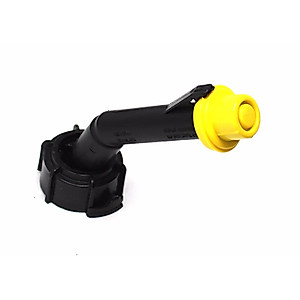 4 Pack Replacement YELLOW SPOUT CAPS Top Hat Style fits # 900302 900092 BLITZ Gas Can Spout Cap fits self venting gas can Aftermarket (SPOUTS NOT INCLUDED)