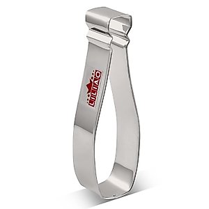 LILIAO Champagne Cookie Cutter Wedding Fondant Biscuit Cutter - 1.7 x 5 inches - Stainless Steel