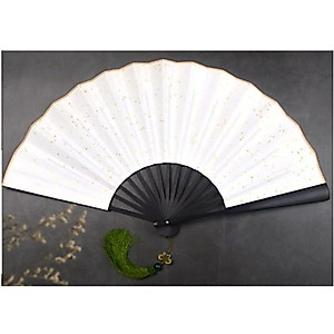 Chinese Fan Folding Hand Foldable Antique Folder Custom Fan, Chinese-styleFan For Women, Male Dominator Fan Paper Fan Hand Folding Fans Vintage style