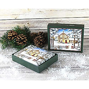 LANG "Nestled in the Pines" Christmas Cards by Laura Berry, 18 Cards with 19 Envelopes and Beautiful Artwork, Perfect for Celebrating the Holiday Season, 5.375" x 6.875" (1004654)