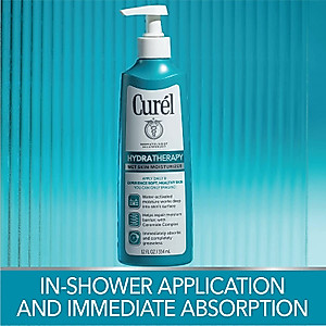 Curel Hydra Therapy 12 Ounce Wet Skin Moisturizer Pump (354ml) (2 Pack)