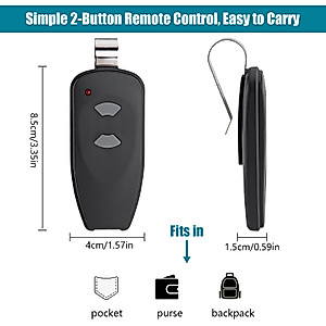 LAWOHO M3-2312 Clone Copy Remote Controls Compatible with Marantec 315MHz Garage Door Openers & Keyless Entry Keypad, for Marantec M4500e, 4700, M55, Martin DC3700e (1 Pcs)