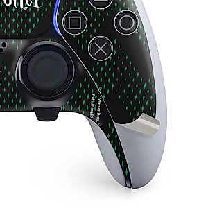 Skinit Gaming Decal Skin Compatible with PS5 DualSense Edge Pro Controller - Officially Licensed Warner Bros Team Slytherin Design