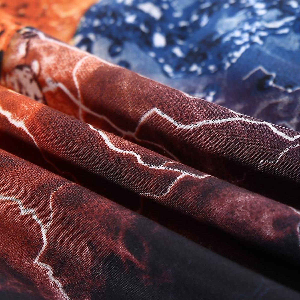 SDIII 4Pcs Fiery Basketball Sheet Set Twin, Basketball with Special Effects Sheet Set, Super Soft Microfiber, Wrinkle and Fade Resistant, for Boys Men and Basketball Sports Lovers, Twin