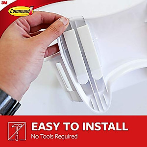 Command Under Sink Cabinet Caddy, Holds up to 7.5 lbs, 1-Caddy, 4-Strips, Organize Damage-Free