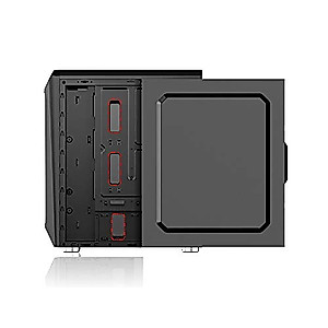 Bgears b-Vigor RGB Mid Tower with Front RGB Light and Side Tempered Glass (Fan Sold Separately))