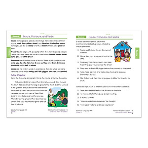 Spectrum Language Arts Grade 2, Ages 7 to 8, Grade 2 Language Arts Workbook, Punctuation, Parts of Speech, Proofreading, Writing Practice, and Grammar Workbook - 176 Pages (Volume 12)
