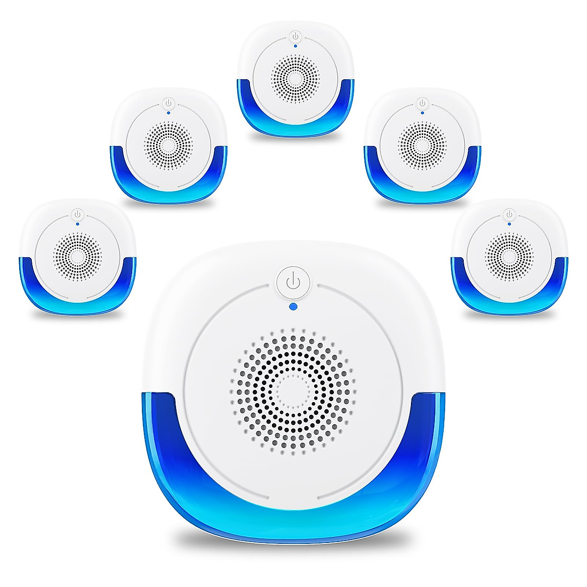 6 Pack Ultrasonic Insect Repeller, Electronic Insect Mouse Repellent, Indoor Pest Ultrasonic Plug in for Cockroaches, Mice, Spiders, Ants, Bugs, Mosquitoes, Pest Defence for House, Kitchen